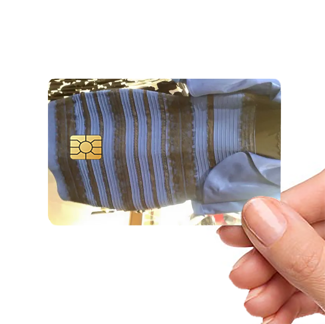 What color is the Dress? Meme Card Cover Pop Culture Vinyl Skin Sticke ...